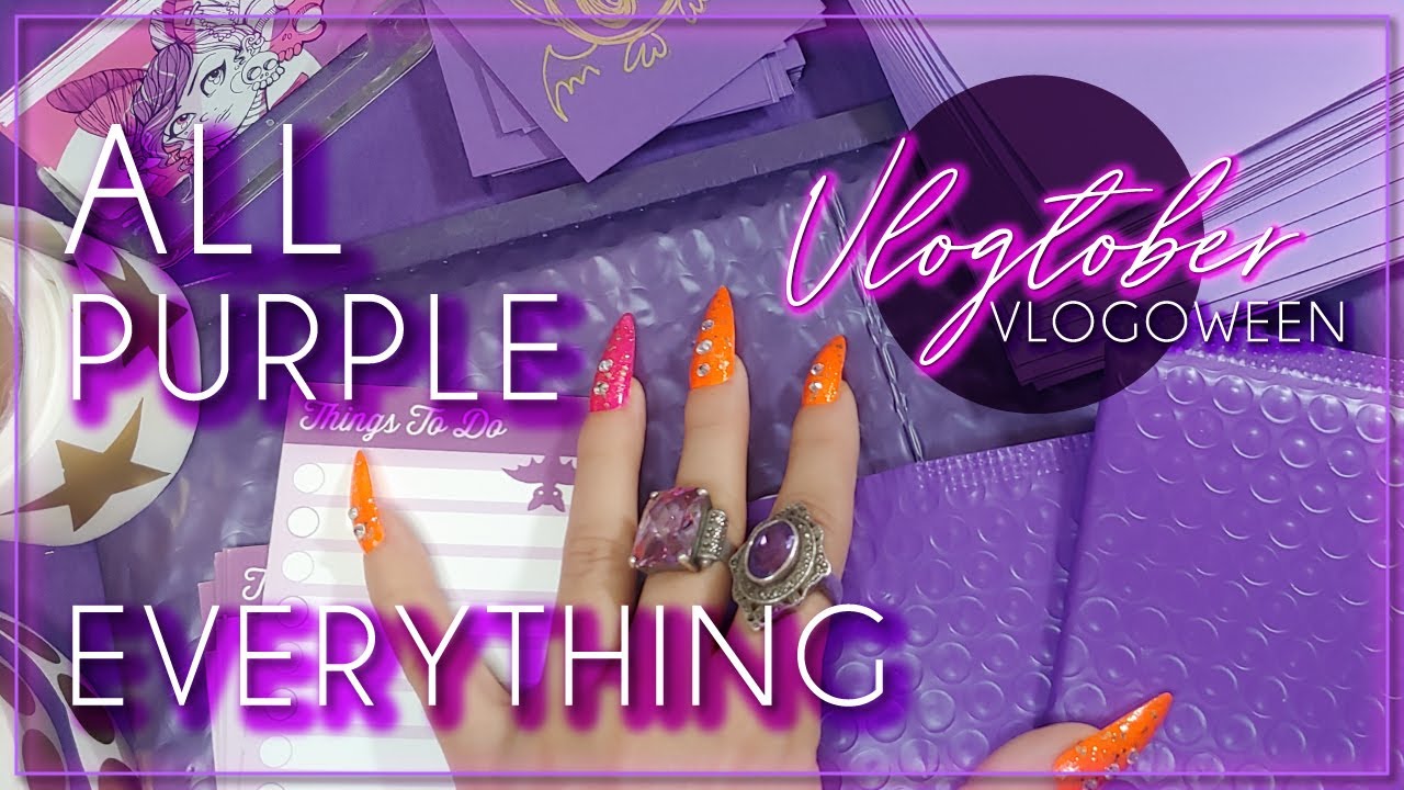 My Personal Brand Aesthetic | All Purple Everything - YouTube