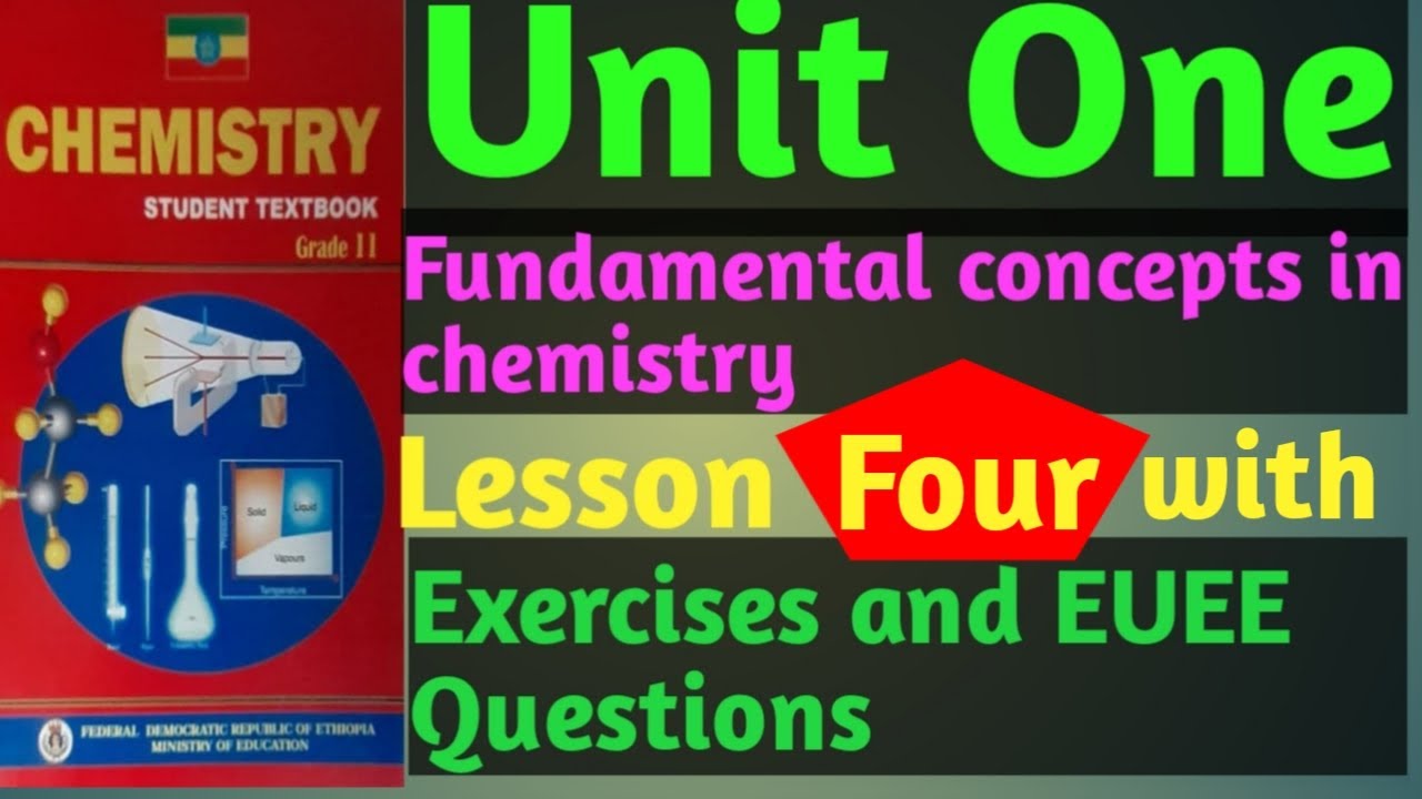 Chemistry grade 11 unit one Fundamental concepts in chemistry Lesson 4 ...