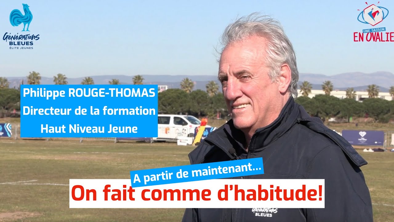 A partir de maintenant, on fait comme d'habitude: Philippe ROUGE-THOMAS ...