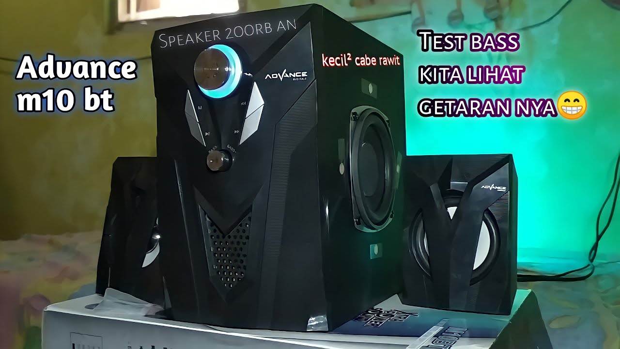 Unboxing+review speaker murah (Advance m10 BT) - YouTube