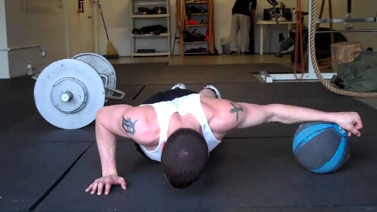 Upper Body Strength Exercise - Single Arm Push Up - YouTube