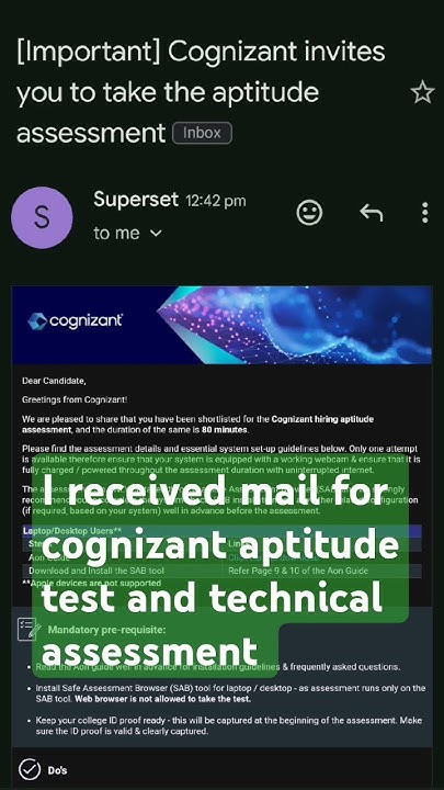 Cognizant aptitude test|| technical assessment|| #cognizantgenc # ...