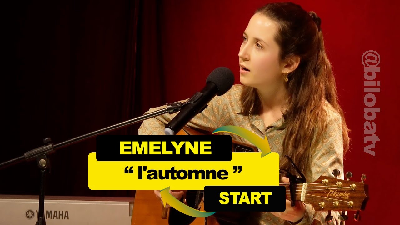 EMELYNE «L'automne» EN DIRECT DANS L’OPEN LIVE DE BILOBATV! - YouTube