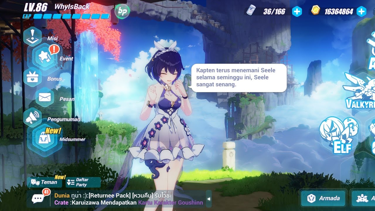 Free Outfit Seele Stygian Nymph | Event Honkai Impact Ver 5.0 - YouTube