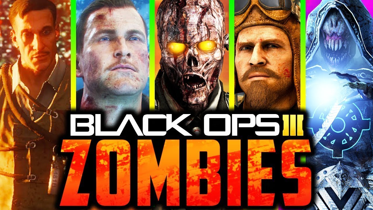 ALL BO3 ZOMBIES EASTER EGGS!! [SPEEDRUN!!].. PB TODAY! (Call of Duty ...