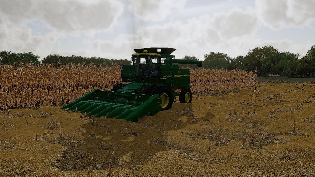Grandpa's Farm Revival | Forest River ND | Starting Corn Harvest | Fs22 ...