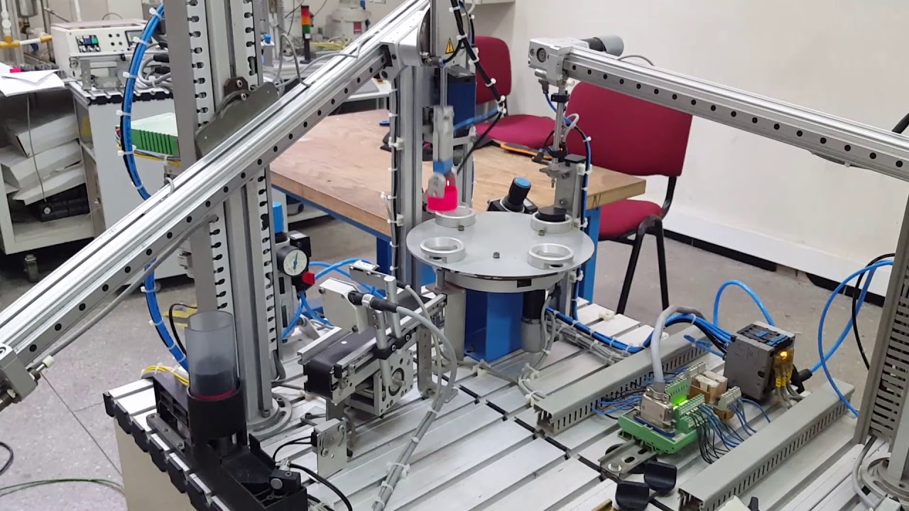 Mécatronique: table tournante festo programmer par Tia Portal - YouTube