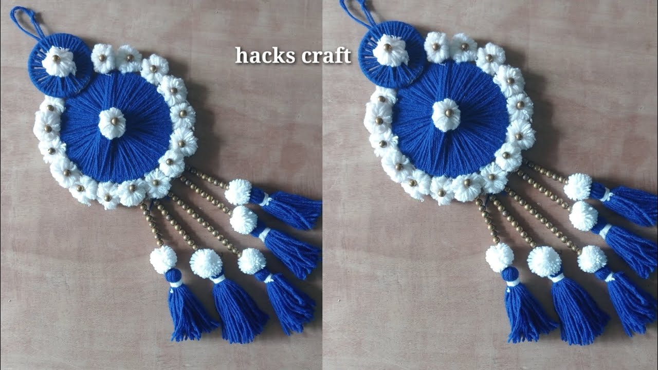 #wool Simple and Easy Woolen WaLL Hanging/Easy WooLen WaLL Hanging ...