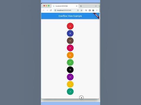 Flutter Overflow view Indicator - YouTube