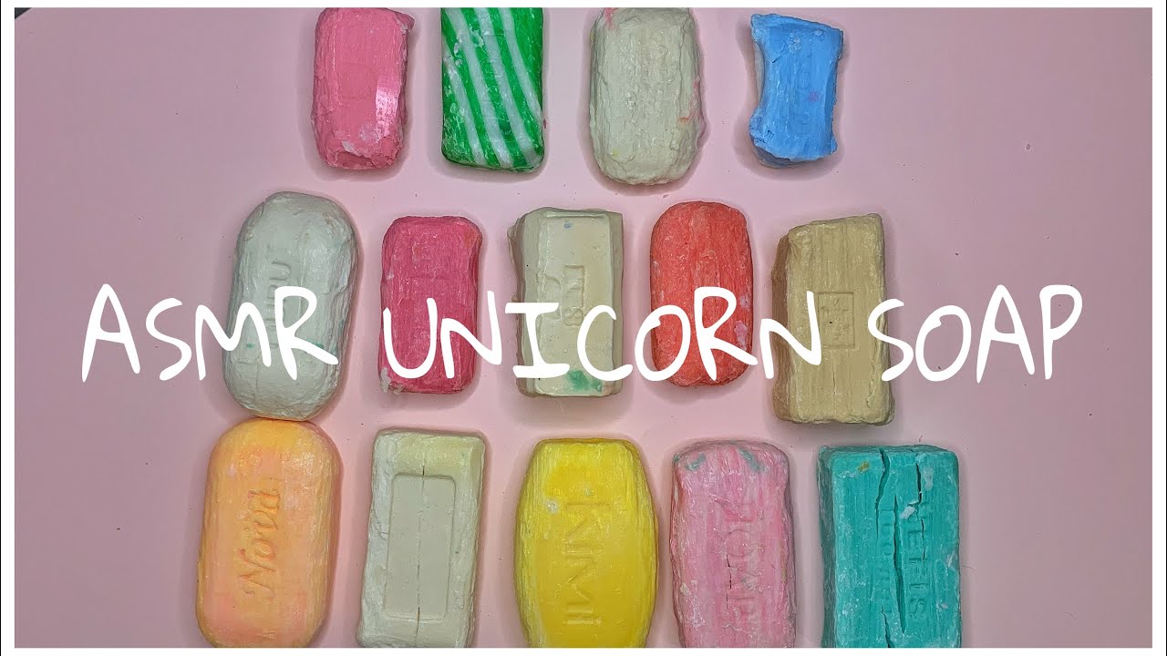 ASMR soap // soaked and dry soap // размоченное и подсушенное мыло АСМР ...