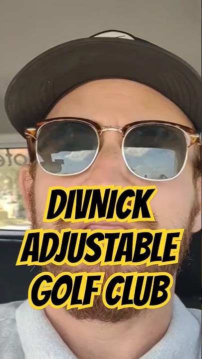 Divnick Adjustable Golf Club #golf #tiger #golfclub - YouTube