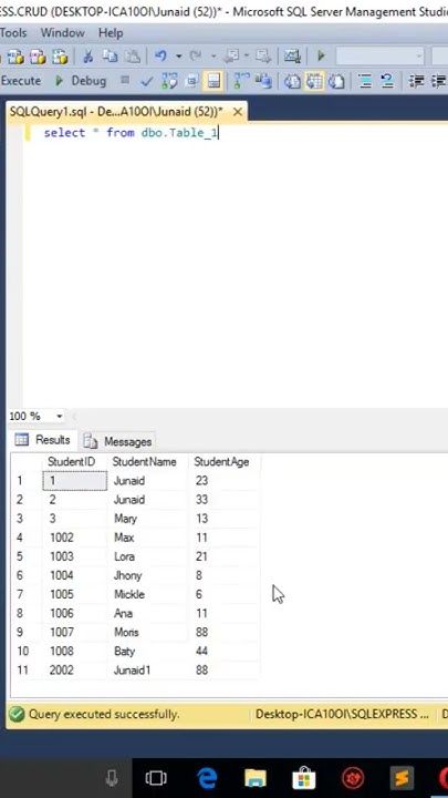 29 SQL Server - Get unique values With Distinct Statement - YouTube