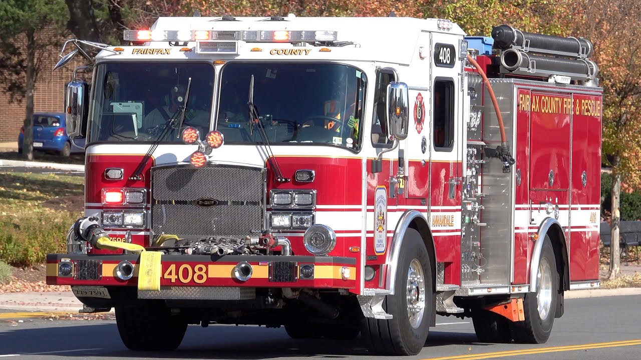 Fairfax County Fire & Rescue Engine 408 & Annandale Vol Fire Department ...