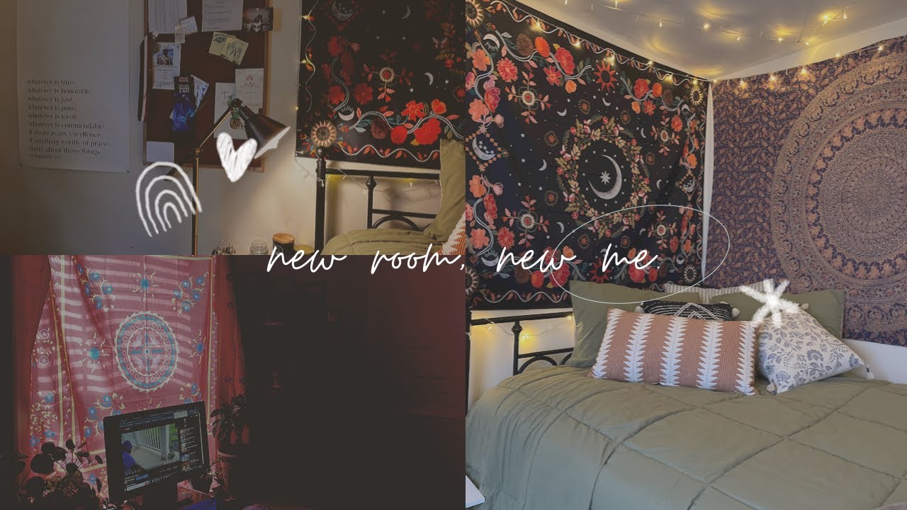 New Room Tour • Boho Aesthetic - YouTube
