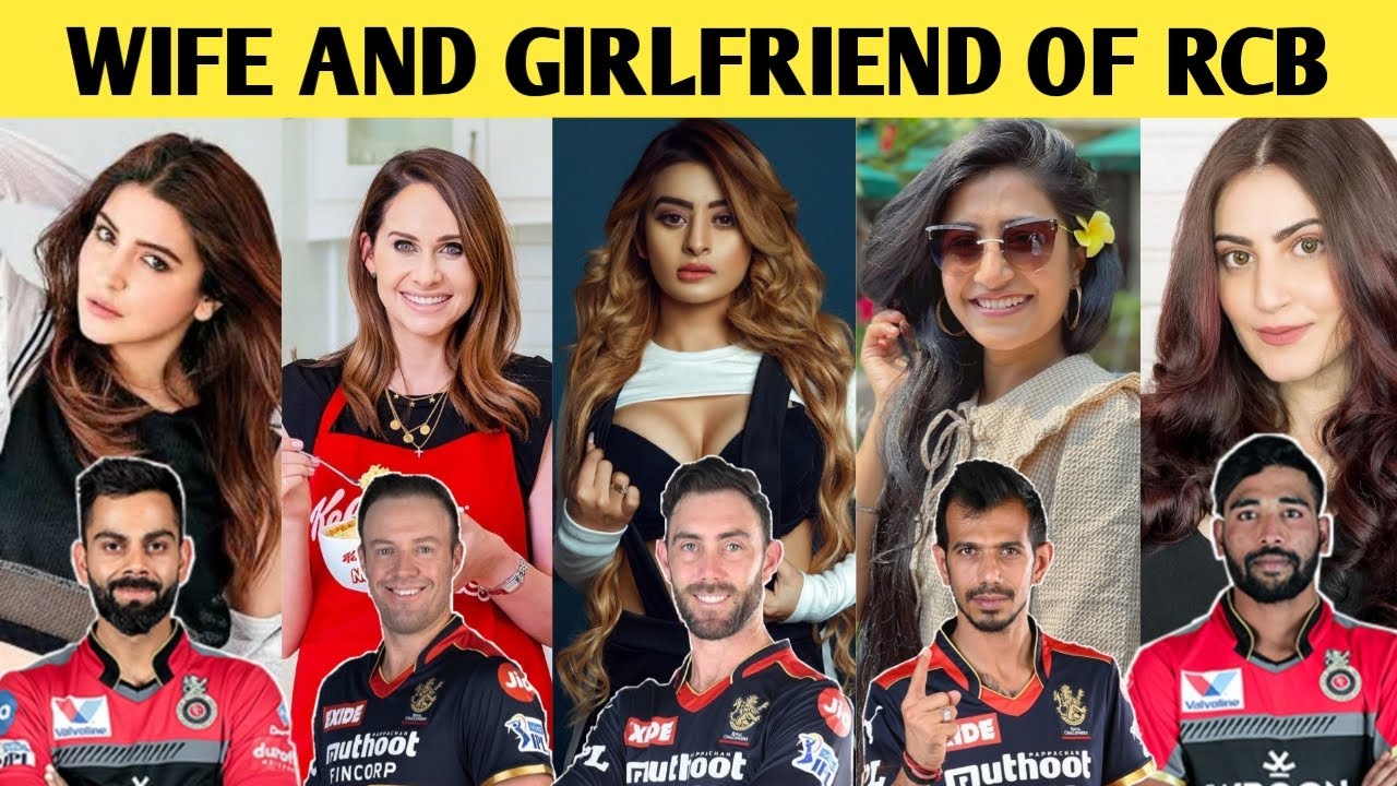 Beautiful Wives and Girlfriend of Royal Challengers Banglore | IPL ...