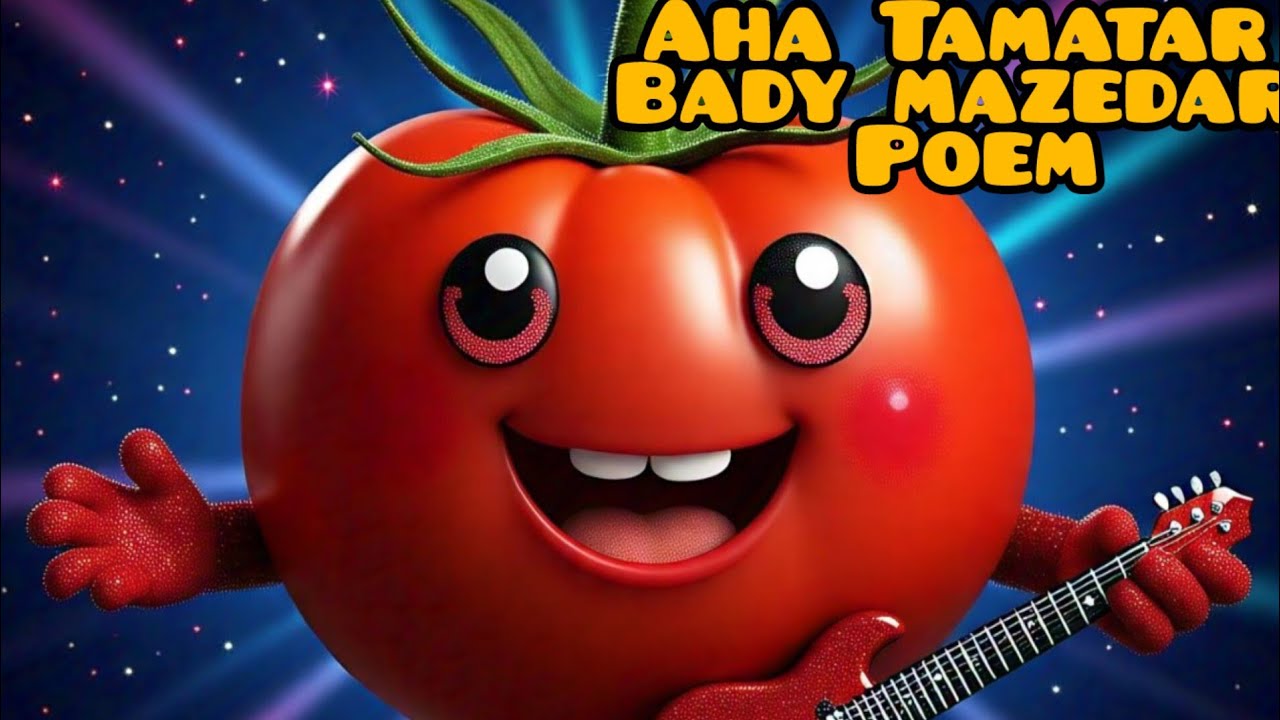 aha Tamatar bady mazedar poem||nursery class poem||Hindi rhyme ️😍🥳🎉 ...