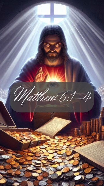 📖 Matthew 6:1-4 - Giving in Secret 📖 #bibleverse #christ #god # ...