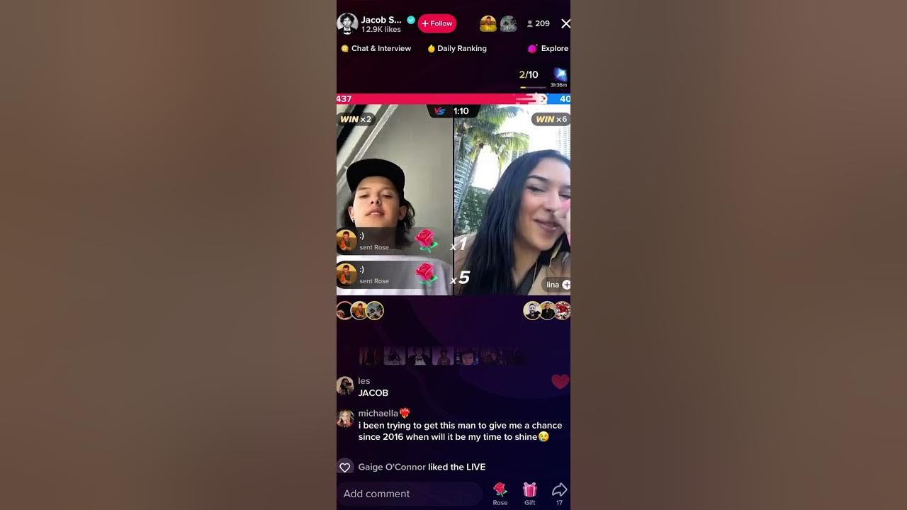 Jacob Sartorius Tiktok Live Youtube