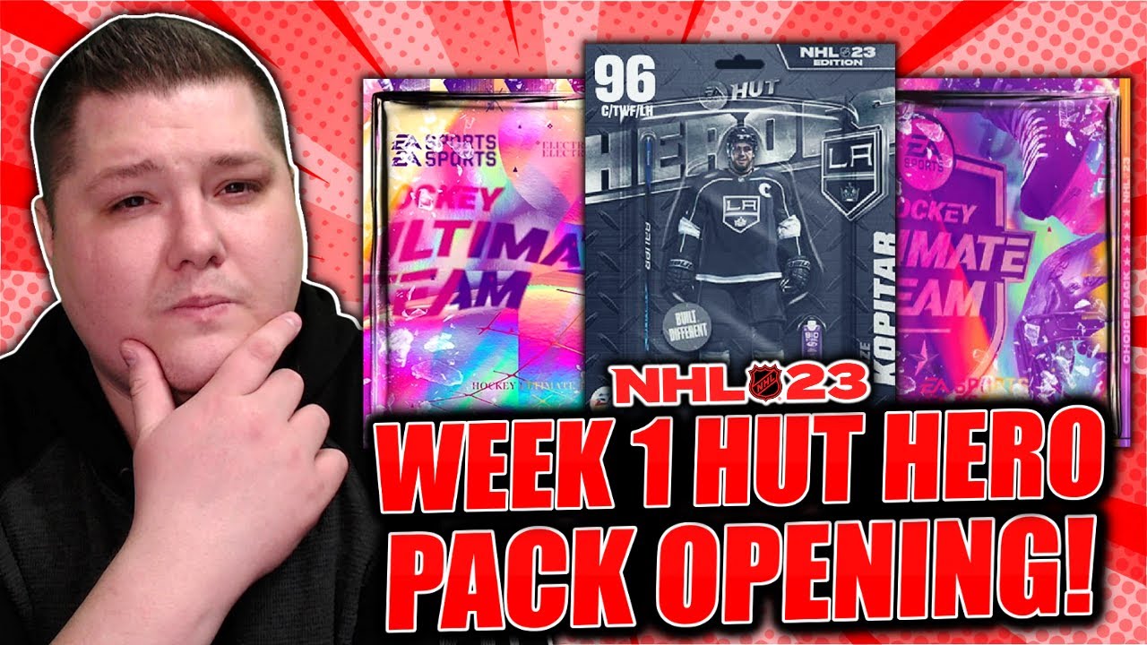 *15+ PACKS! | HUT HERO WEEK 1 PACK OPENING! - NHL 23 - YouTube