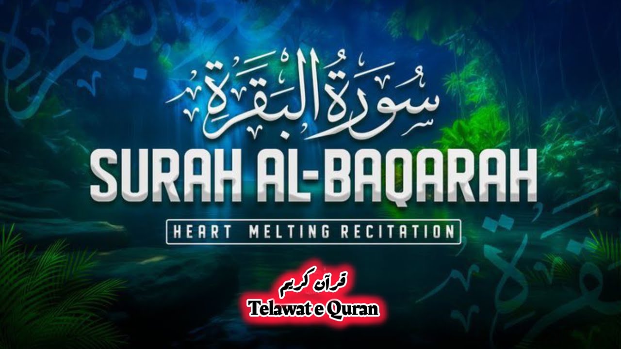 Surah e al hamd ayat_1 to 7 | and surah e baqarah ayat_1 to 286 | a ...