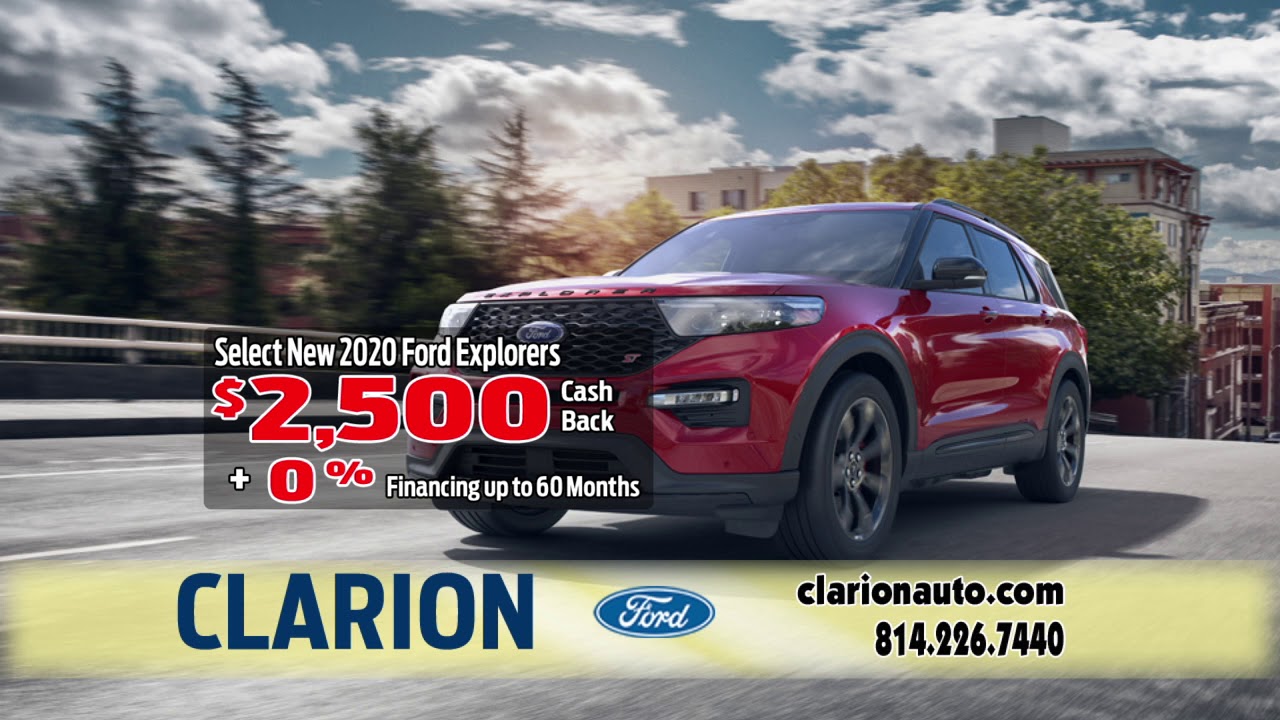 The Built Ford Proud Sales Event is On at Clarion Ford - YouTube