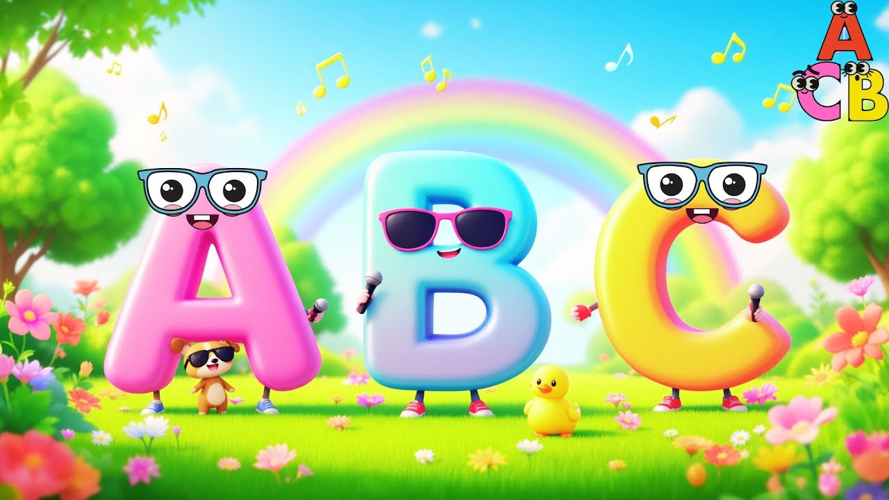 ABC Colors Song for Kids l Let’s Sing the ABC Song l ABC Dance Song ...