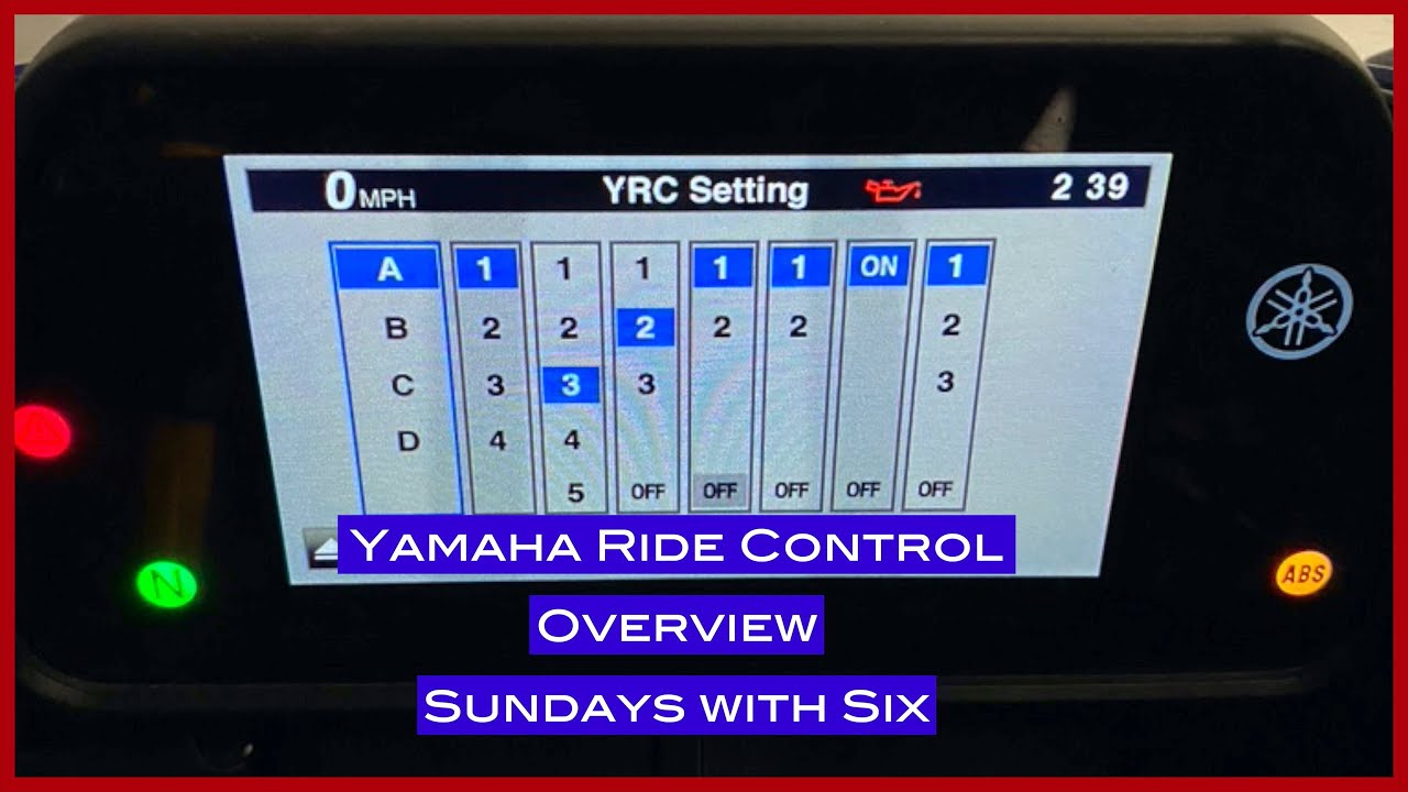 Yamaha Ride Control (YRC) Overview - YouTube