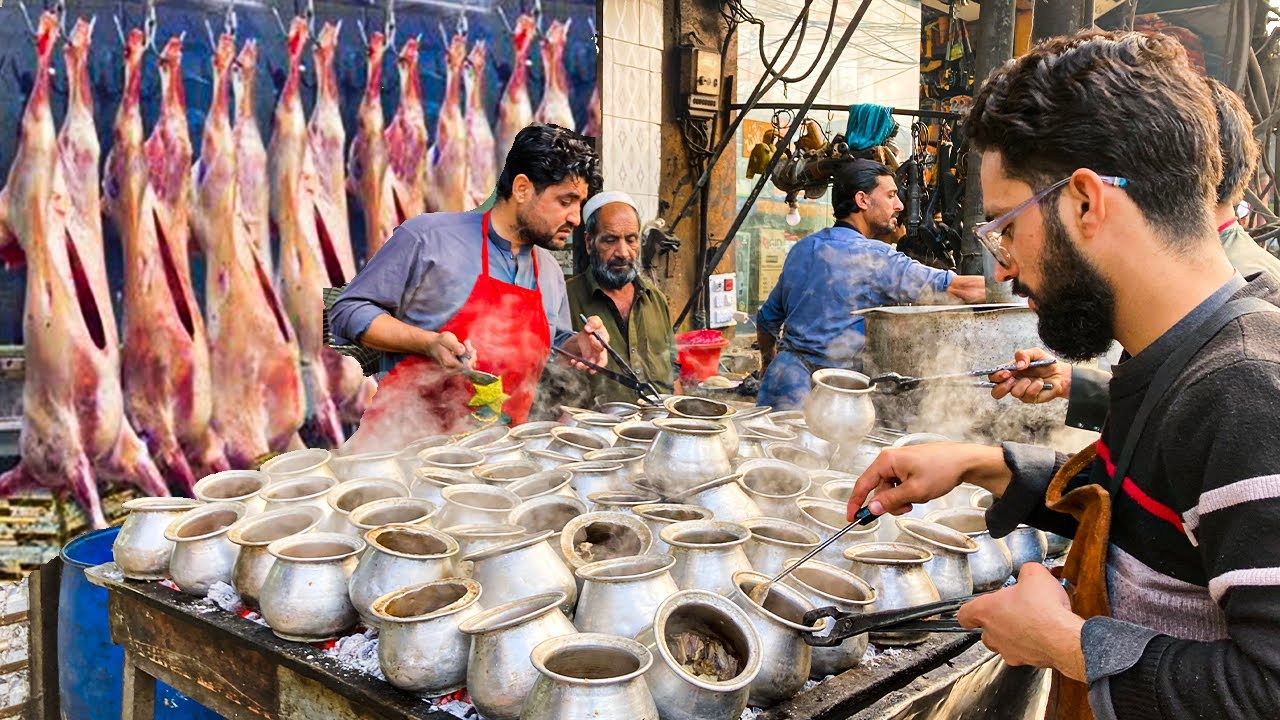 OLD AFGHANI COOKED MUTTON LAMB MEAT |STEW-MAKING CHAINAKI GOSHT RECIPE ...