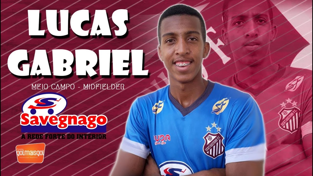 ⚽ LUCAS GABRIEL / 2000 MEIO CAMPO / Lucas Gabriel de Oliveira - YouTube