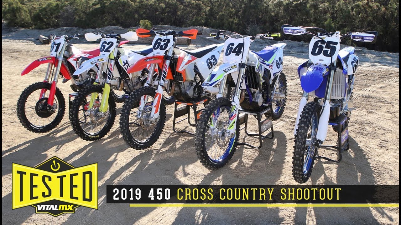 2019 450 Off-Road Race Bike Shootout - Vital MX - YouTube