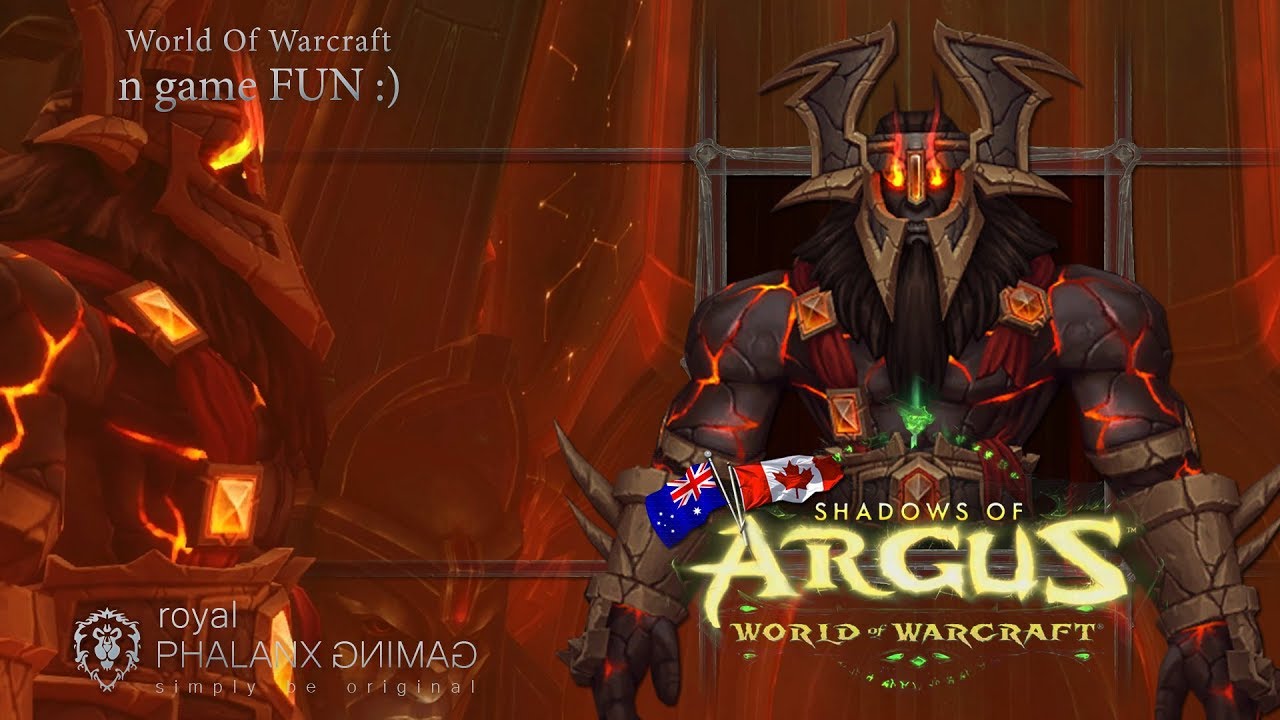 Shadows of Argus-Antorus, the Burning Throne-Aggramar + Cutscene - YouTube
