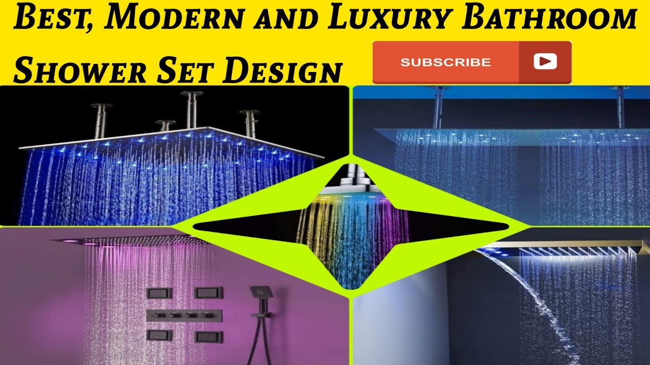 Exploring Unique Design Options: Modern Rain Shower Heads for Your Home ...