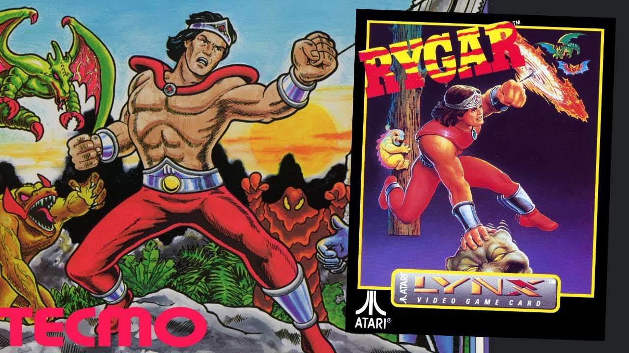 RYGAR: Legendary Warrior 🏺 Una JOYA del CATÁLOGO de ATARI LYNX 🏺 TECMO ...