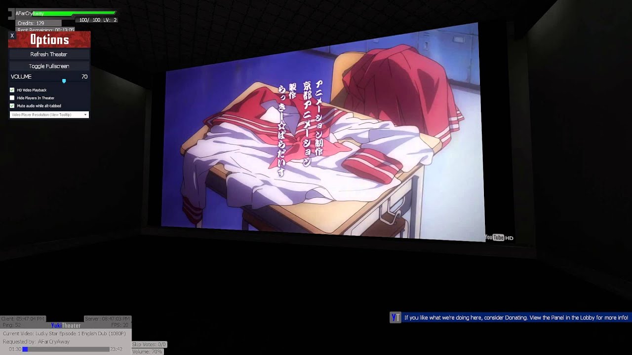 Anime Theatre in Gmod! Yuki Theatre - YouTube