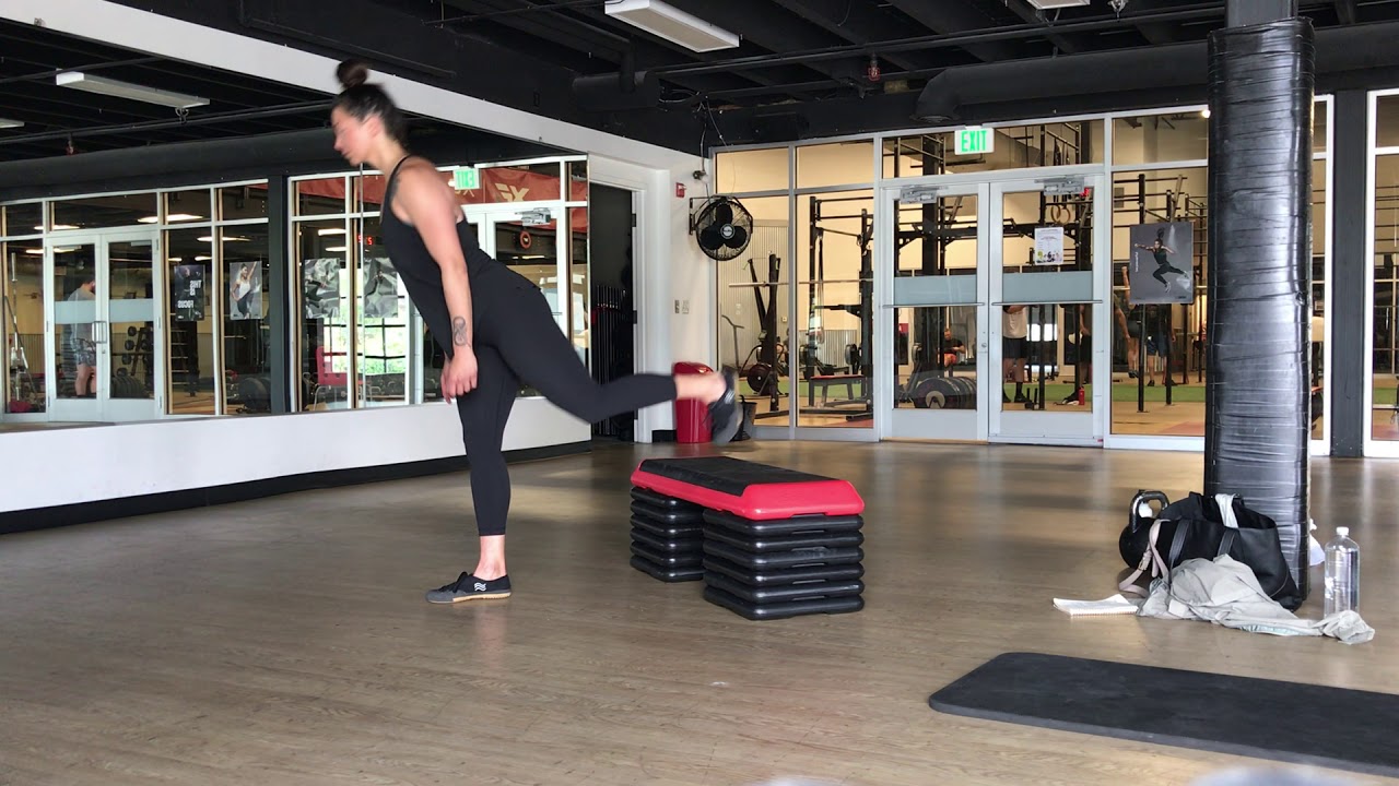 Bulgarian Split Squat with Single Leg RDL - YouTube