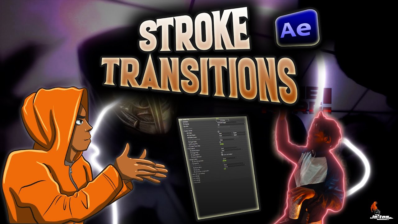 AFTER EFFECTS TUTORIAL : Stroke transitions - YouTube
