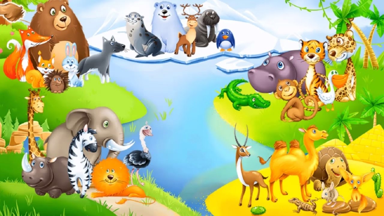 ️🌟Los Niños Aprenden los Animales ️🌟Juegos Educativos Infantiles - YouTube