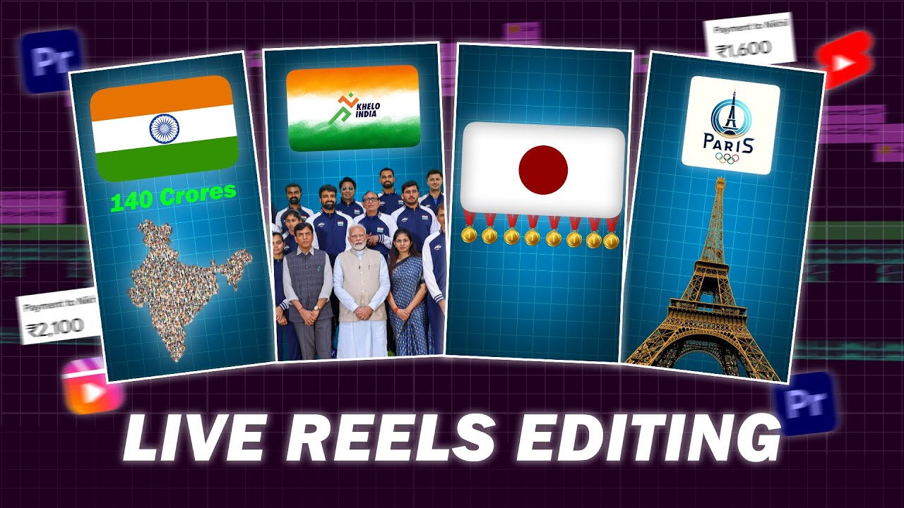 Live Reel Editing for My Client | Step by Step Viral Reels Editing ...