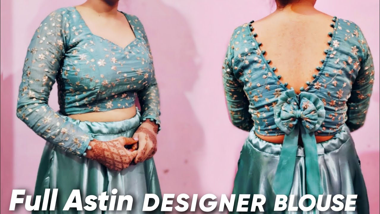 Full Astin Designer Blouse cutting and stitching ♥️ | Anita Tutorial Classes - YouTube