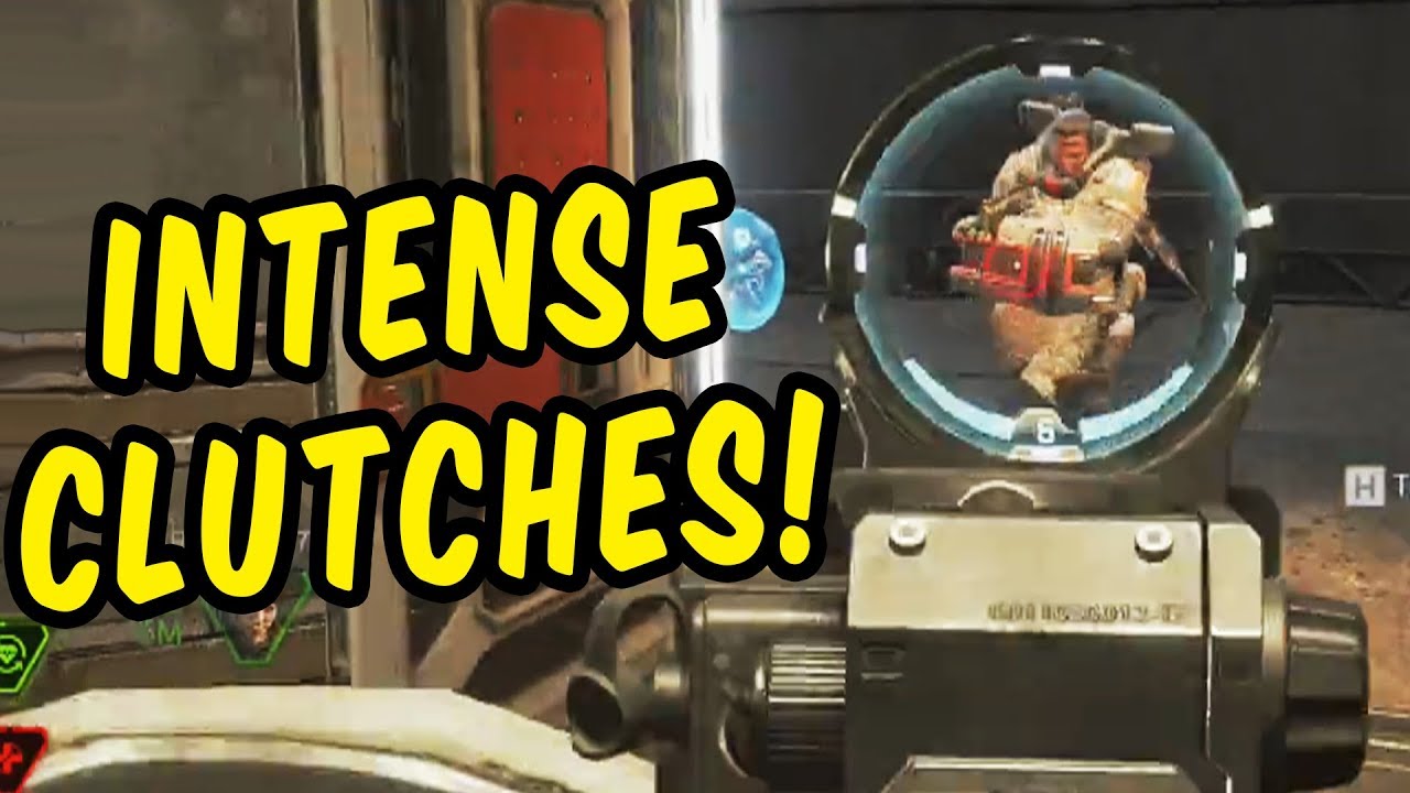 Intense Clutch Compilation Apex Legends Gameplay Youtube