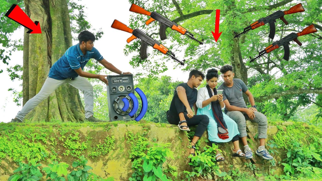 Fake Firing PRANK | Fake G-U-N shot PRANK on Public Awesome Reaction ...