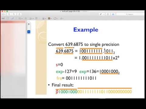 Convert to IEEE 754 floating point - YouTube