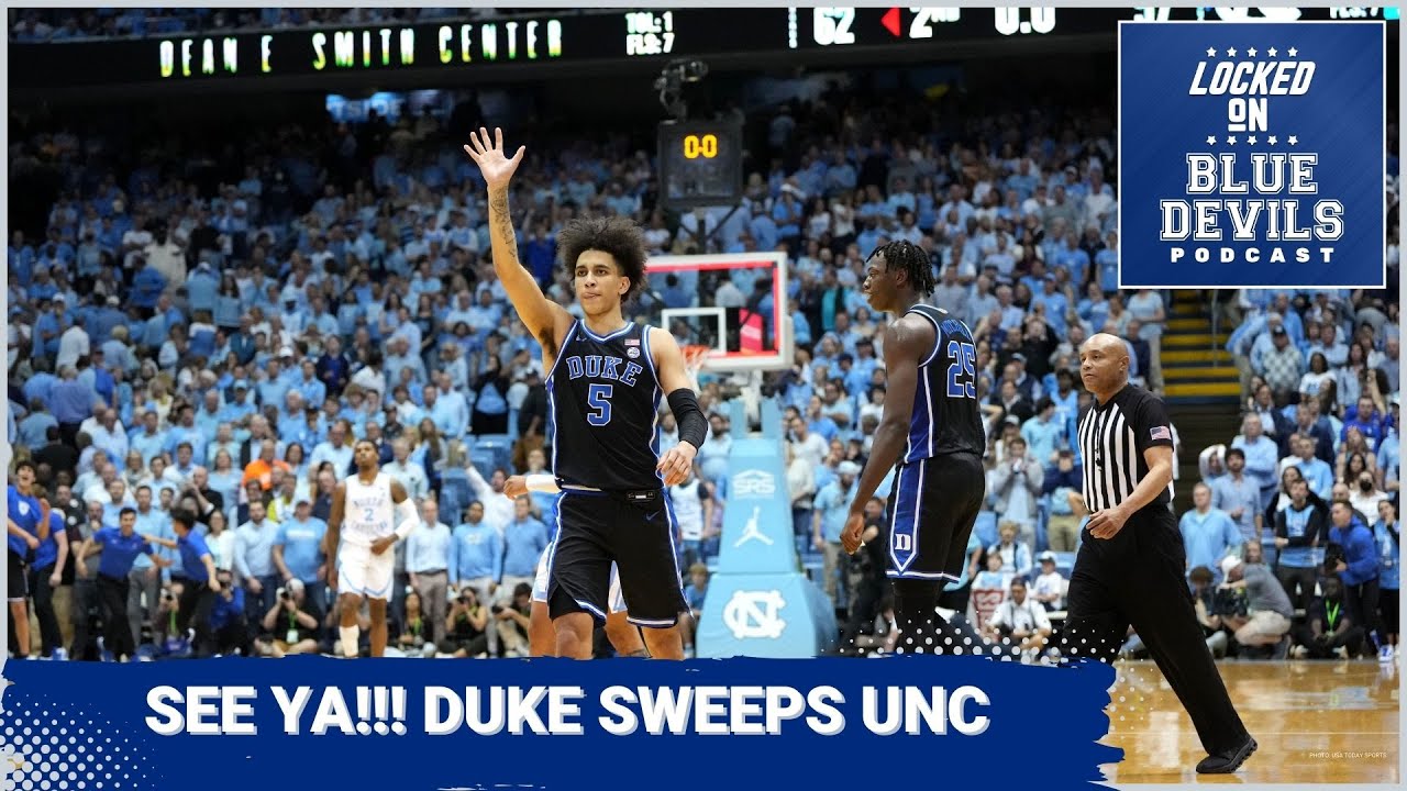 Duke Basketball Spoils UNC Senior Night | Duke Blue Devils Podcast ...
