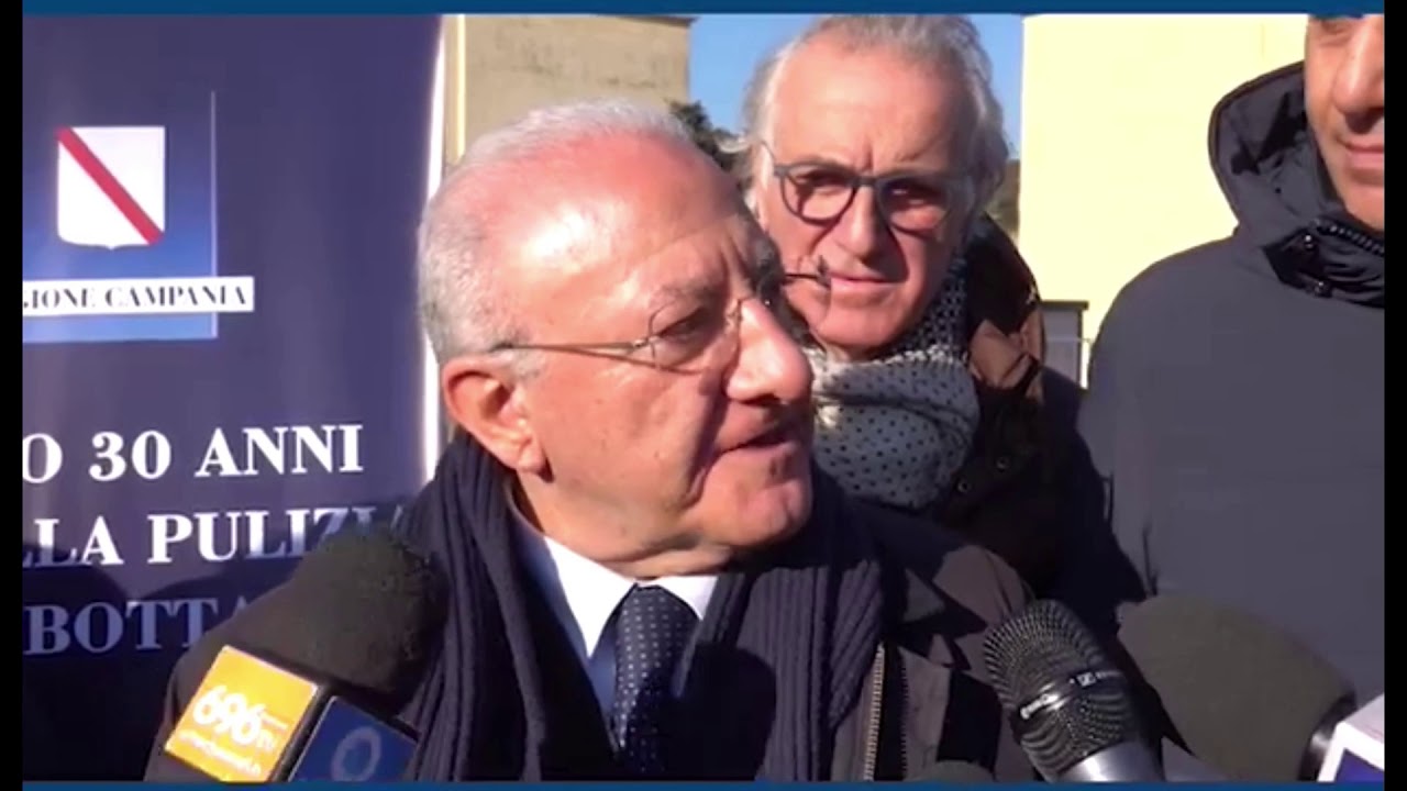 Scafati (SA) - De Luca: "Bonifica dei canali Bottaro e Casadodici" (09. ...