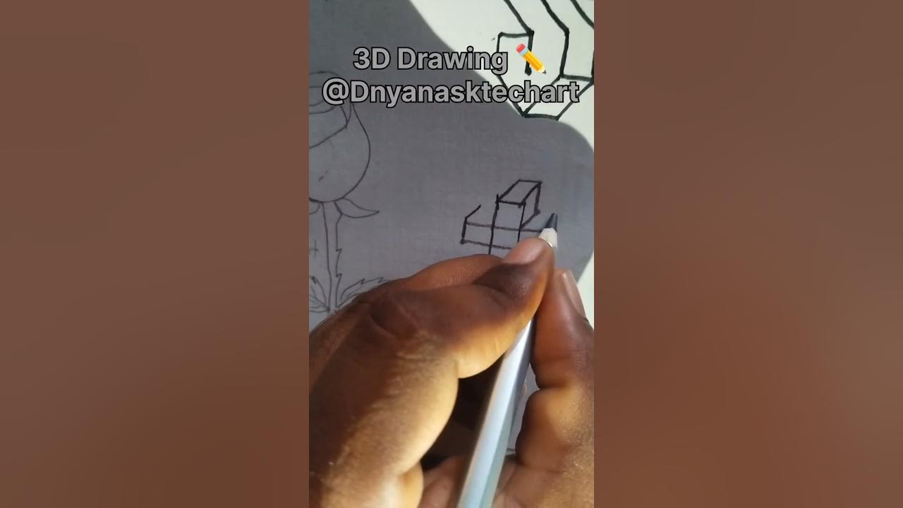How to 3D drawing full Tutorial @Dnyanaskecthart - YouTube