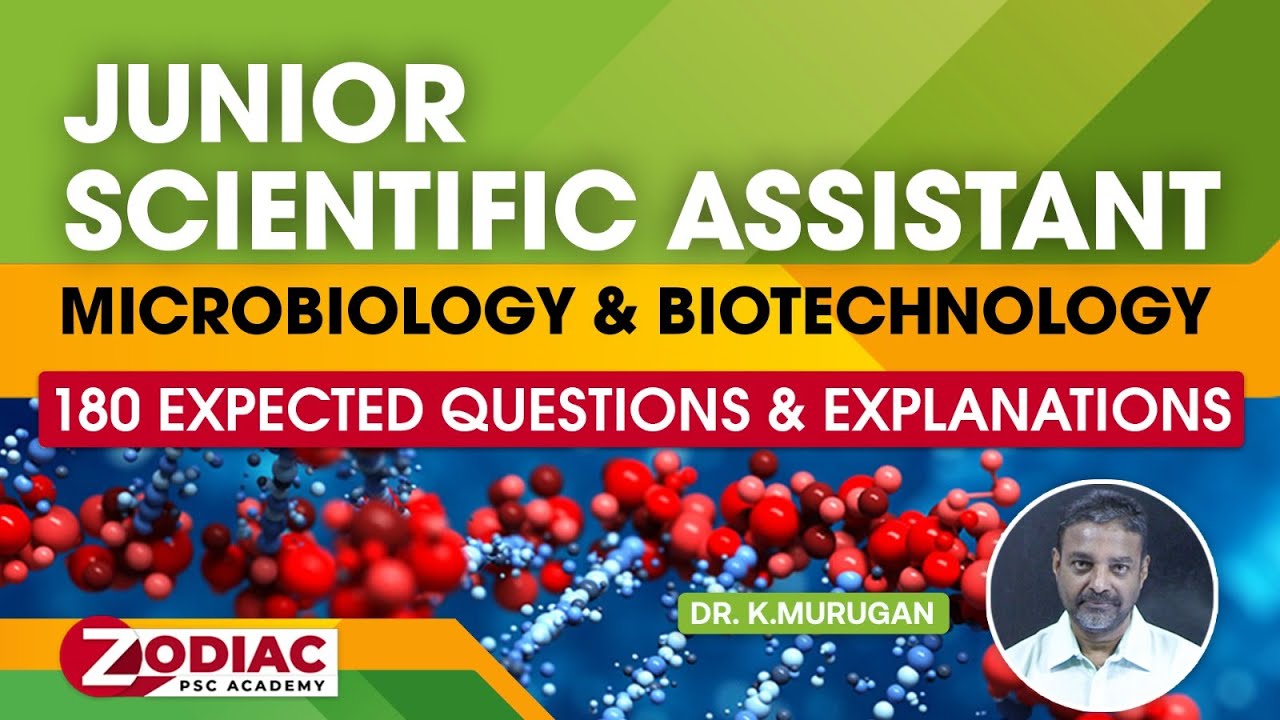 JUNIOR SCIENTIFIC ASSISTANT | Microbiology & Biotechnology | Dr.K ...