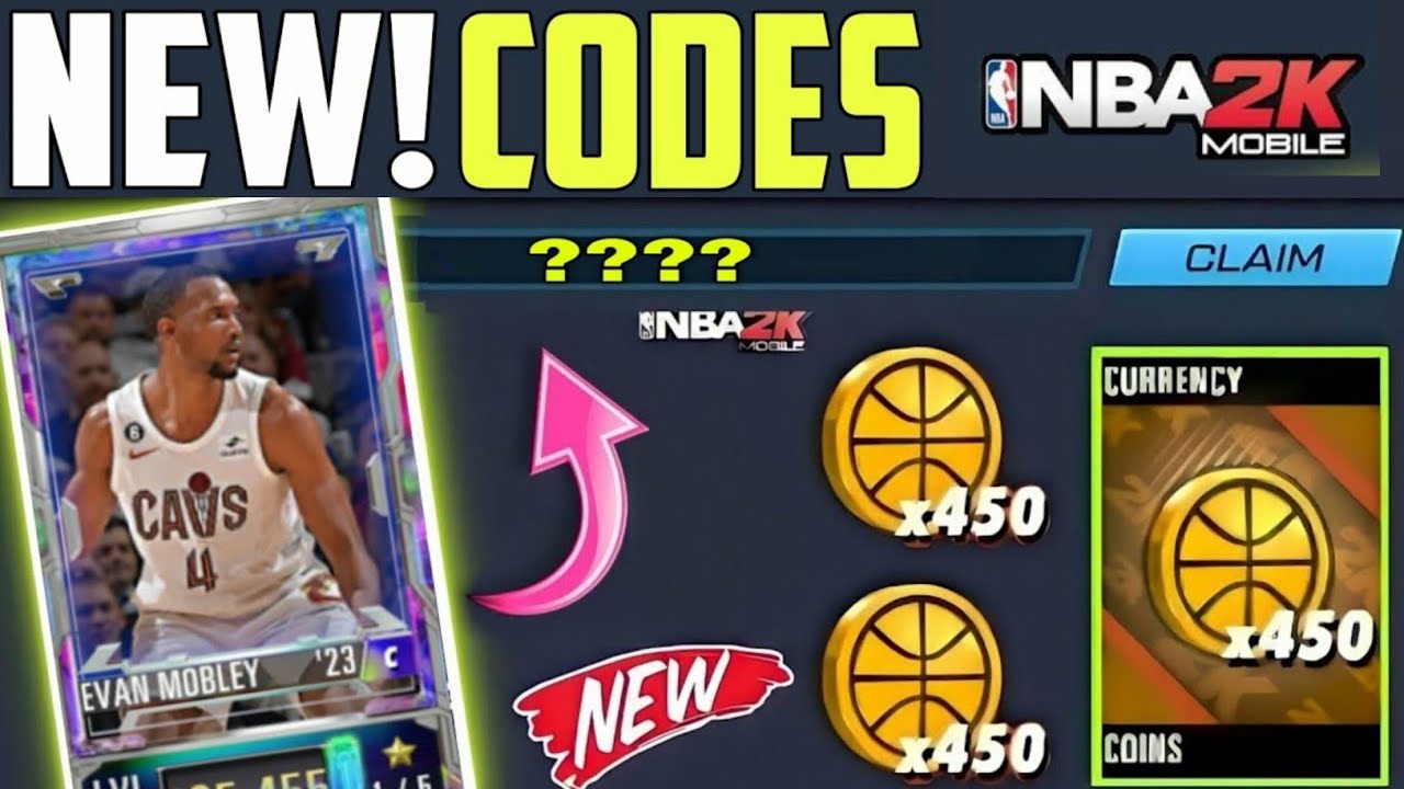 NEWEST NBA 2K MOBILE CODES 2023 - NBA 2K MOBILE REDEEM CODES 2023 ...