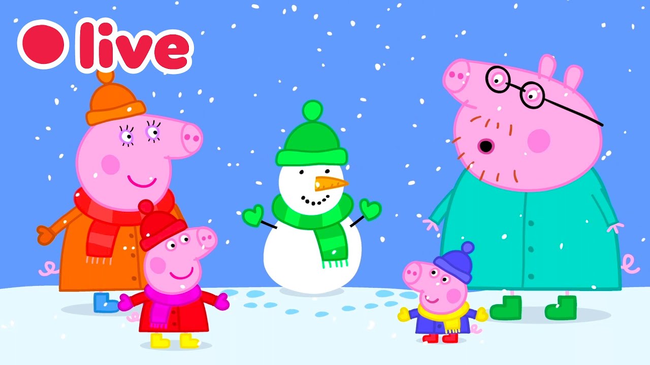 🔴 EN VIVO Peppa Pig 🎄 Episodios de Navidad! ️ Diversión de Invierno ...