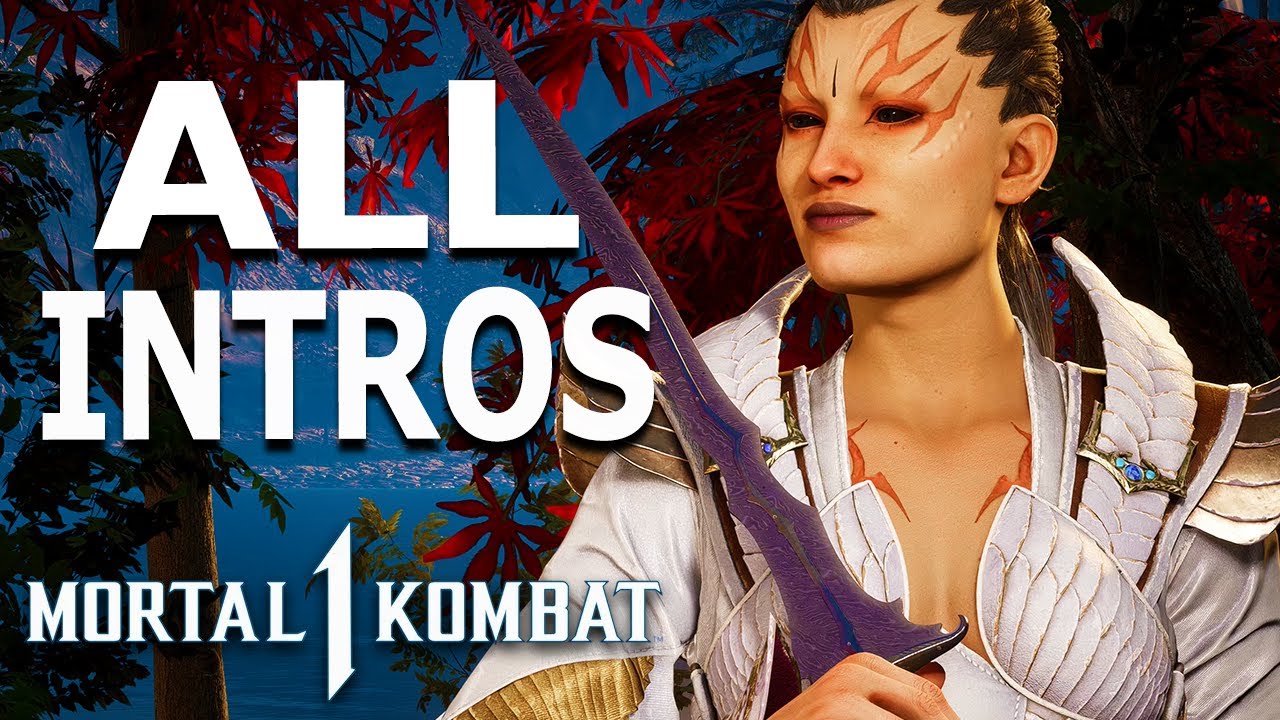 MORTAL KOMBAT 1 Ashrah All Intros Dialogue Character Banter MK1 - YouTube