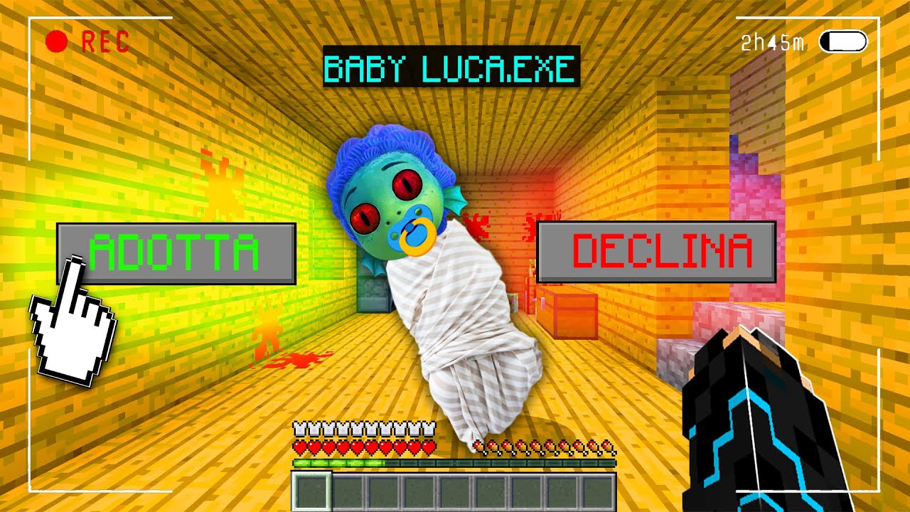 ho ADOTTATO LUCA.EXE (Pixar) su MINECRAFT ITA! (Adopt Me su Minecraft ...
